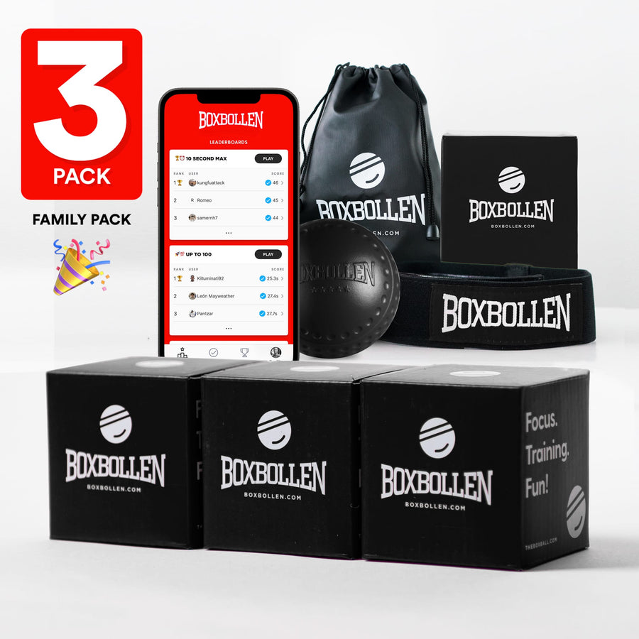 Black 3-Pack 🔥 (3x) – Boxbollen